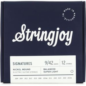 Stringjoy Signatures Nickel-wound 12-string Balanced Electric Guitar ...