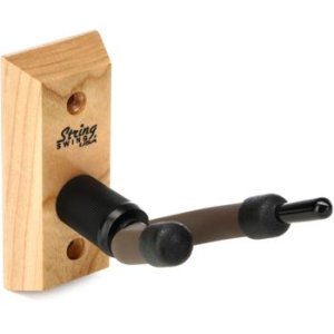 String Swing CC01V Wall Mount Violin Hanger with Wall Bumper - Cherry ...