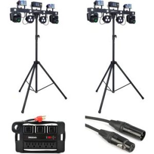 Chauvet DJ Gig Bar Move + ILS 5-in-1 LED Lighting System with 2 Moving ...