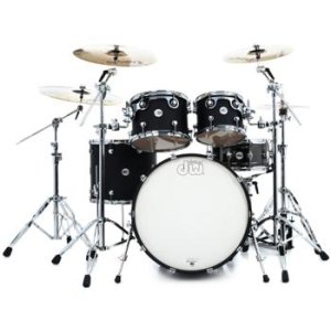 DW Design Series 4-piece Shell Pack and Hardware Bundle - Satin Black ...