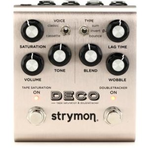 Strymon Deco Tape Saturation and Doubletracker Delay Pedal with Multi ...
