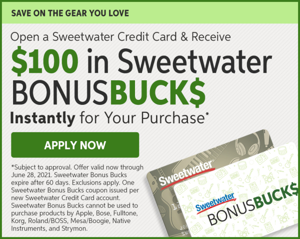 Bonus Bucks | Sweetwater.com