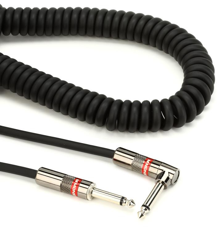 Monster Prolink Classic Coiled Instrument Cable, Black - 21 Feet ...