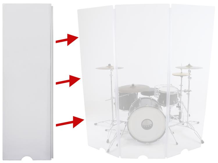 Sound Shields VDS-1-78-K 78-inch Tall Single Section Acrylic Shield ...