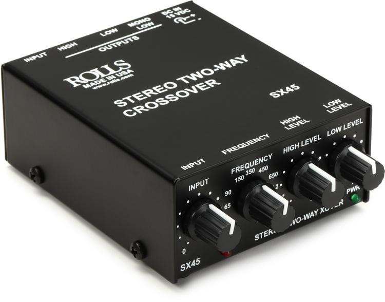 Rolls SX45 Stereo Two-Way Crossover | Sweetwater