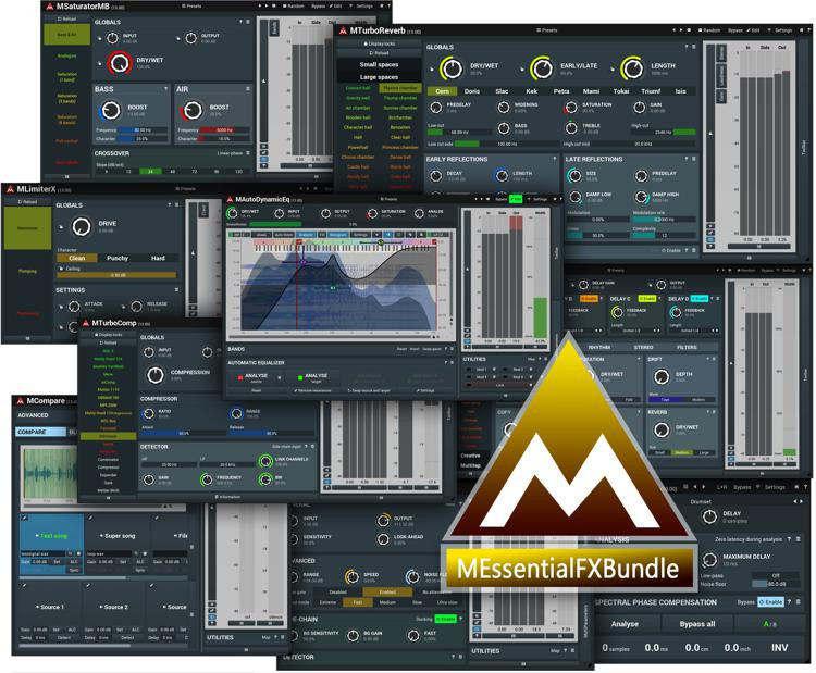 MeldaProduction MEssentialsFXBundle Plug-in Bundle | Sweetwater