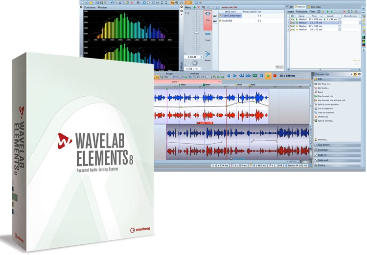 Steinberg WaveLab Elements 8 (boxed) | Sweetwater