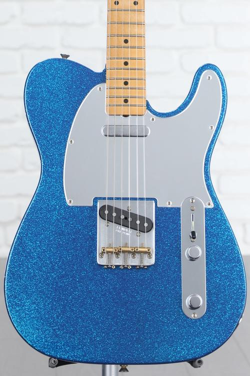 Fender J Mascis Telecaster - Bottle Rocket Blue Flake with Maple ...