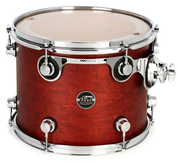 DW Performance Series Mounted Tom - 10" x 13" Tobacco Satin Oil ...