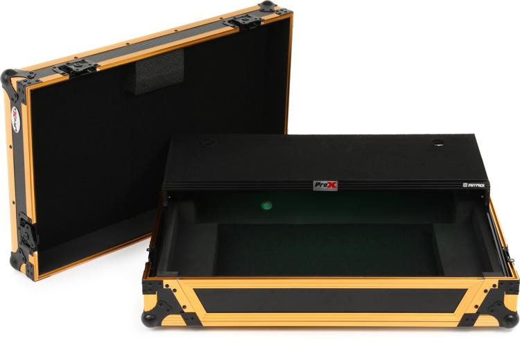 ProX XS-DDJREV7-WLT-FGLD Flight Case for Pioneer DJ Controllers - Gold ...