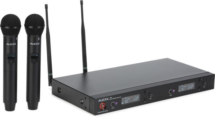 Audix AP42 OM5 Dual Handheld Wireless Microphone System - B Band | Sweetwater