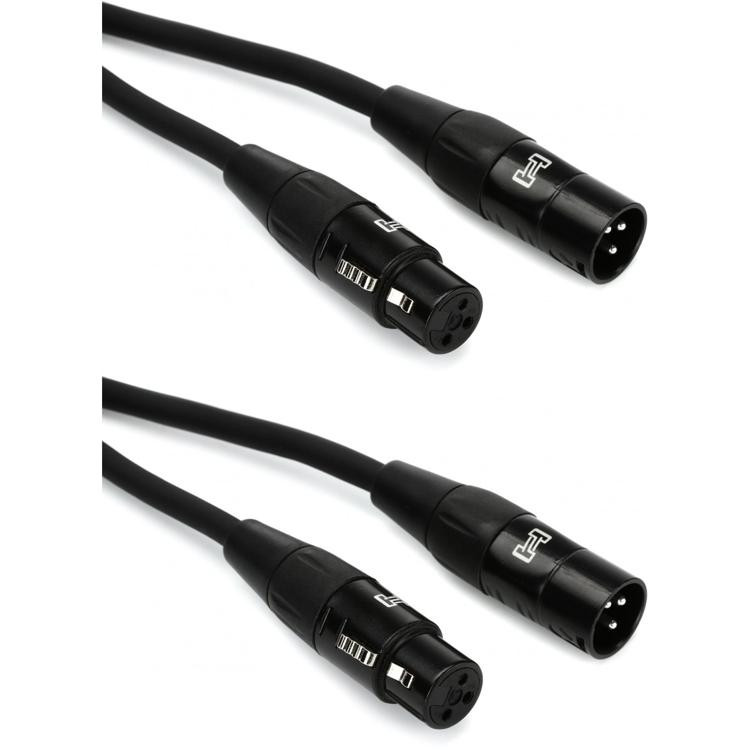 Hosa HMIC-015 Pro Microphone Cable 2-Pack - 15 foot | Sweetwater