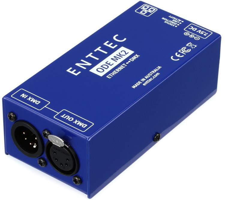 ENTTEC ODE Mk2 1-Port Open DMX Ethernet Gateway | Sweetwater