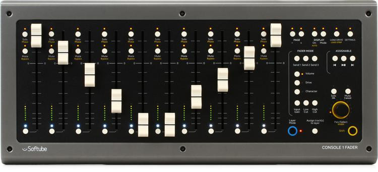 Softube Console 1 Fader 10-channel Fader Control Surface | Sweetwater