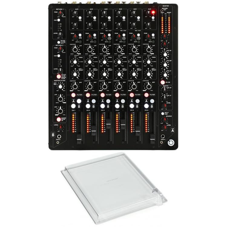 PLAYdifferently Model 1 6-Channel DJ Mixer with Decksaver Cover ...