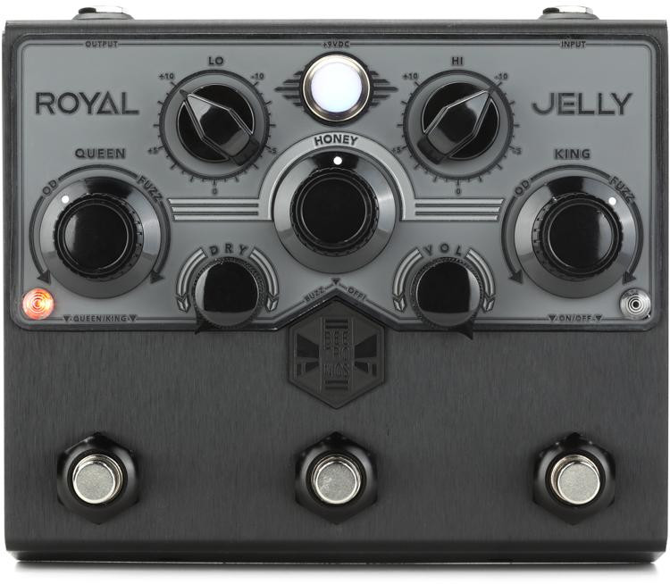 Beetronics FX Royal Jelly OD/Fuzz Blender Pedal - Blackbee Edition ...