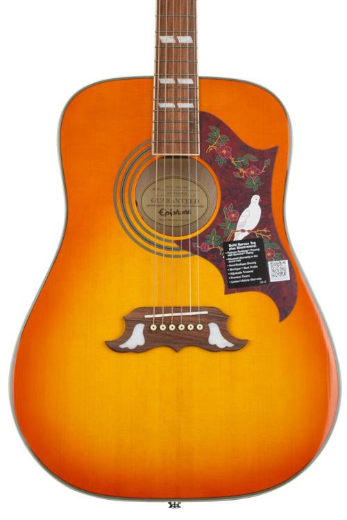 Epiphone Dove Studio Acoustic-electric Guitar - Violin Burst | Sweetwater