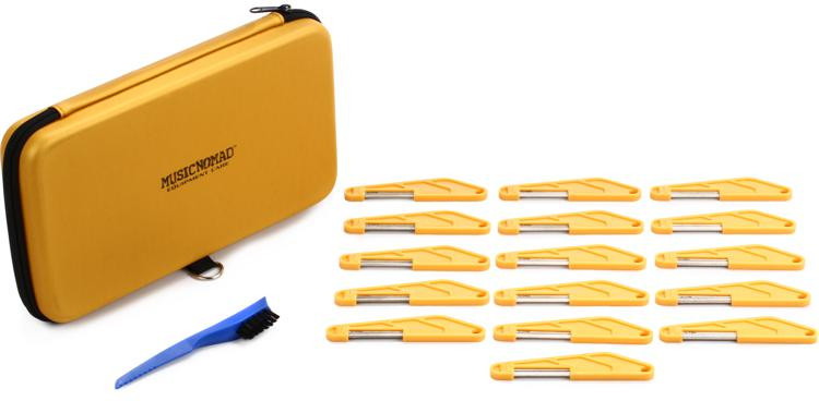 MusicNomad MN676 16-piece Diamond Coated Nut File Complete Shop Set ...