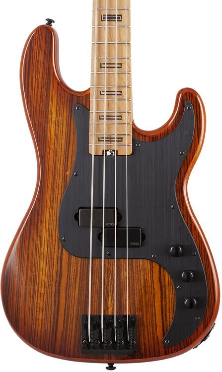 Schecter P-4 Exotic Bass Guitar - Faded Vintage Sunburst | Sweetwater