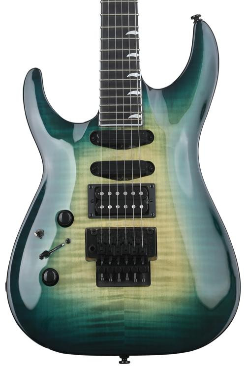 Kramer SM-1 Figured Left-handed Electric Guitar - Caribbean Blue ...