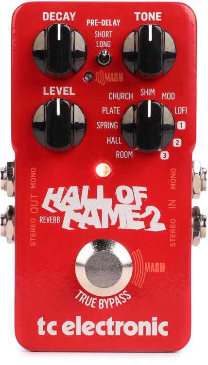 TC Electronic Hall of Fame 2 Reverb Pedal | Sweetwater
