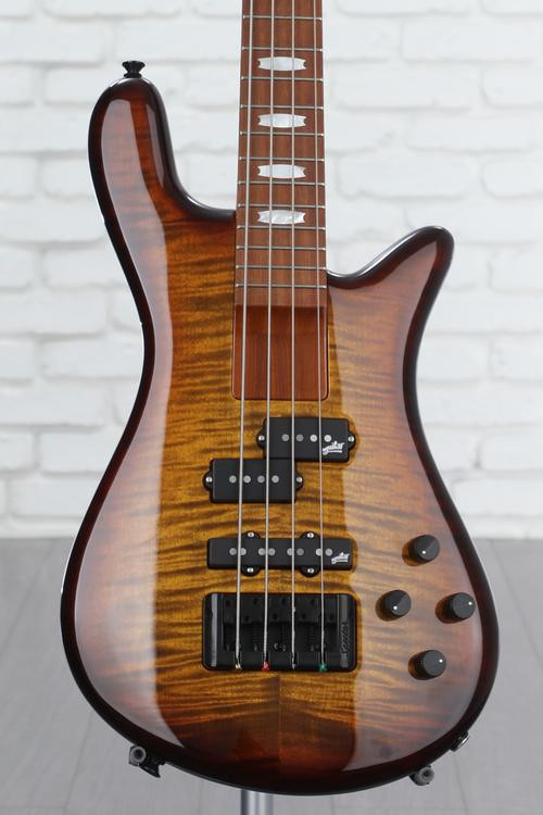 Spector EuroBolt 4 Bass Guitar - Tobacco Sunburst Gloss | Sweetwater