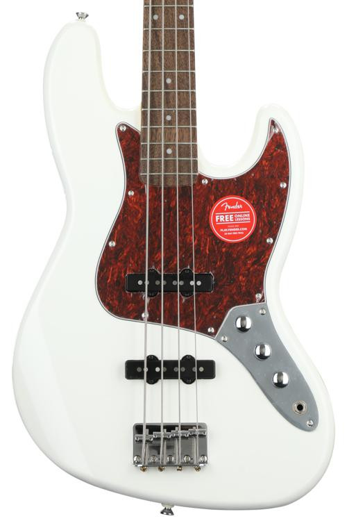 Squier Vintage Modified Jazz Bass - Olympic White | Sweetwater