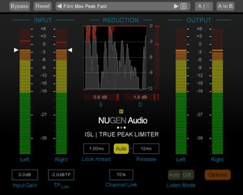 NUGEN Audio MasterCheck Pro ISL 2st Plug-in | Sweetwater