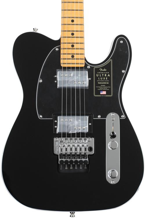 Fender American Ultra Luxe Telecaster Floyd Rose HH - Mystic Black ...