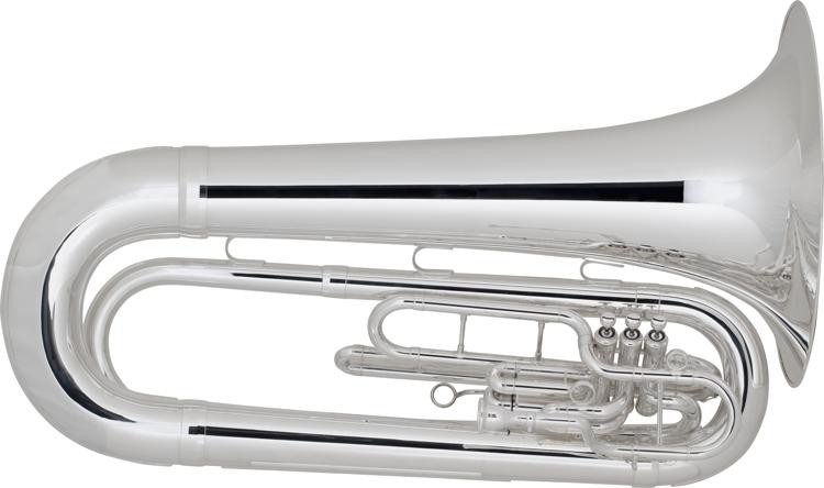 King 1151 Ultimate Marching BBb Tuba - Silver Plated | Sweetwater
