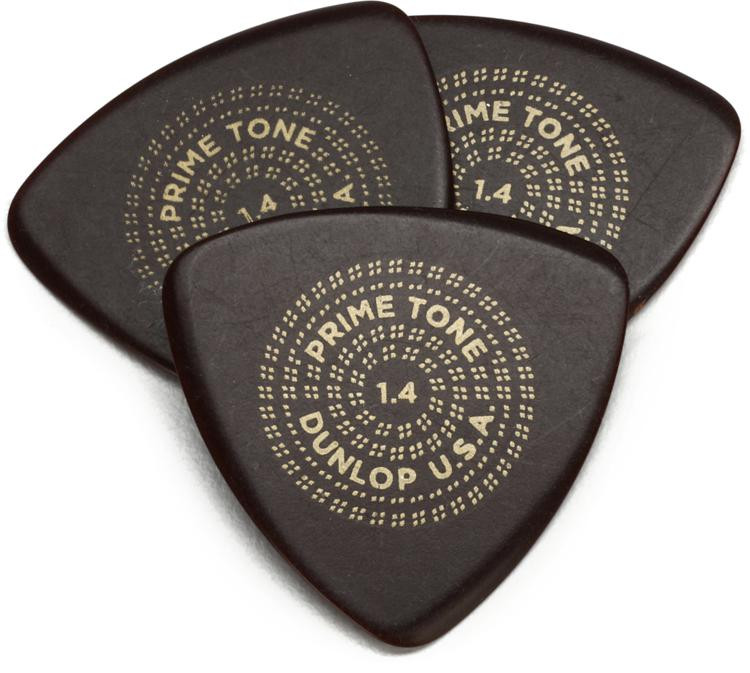 Dunlop 513P140 Primetone Triangle Smooth Guitar Picks 1.4mm 3-pack ...