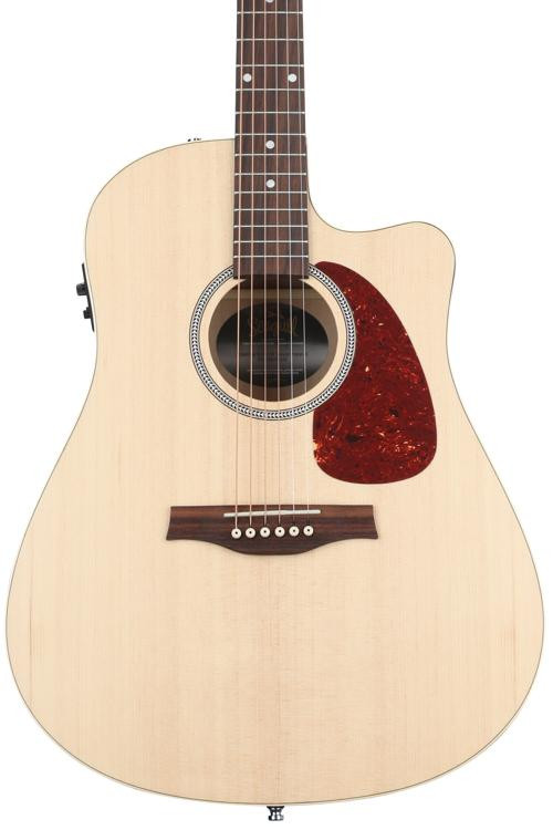 Seagull Guitars Coastline S6 Slim Cutaway Spruce Presys II Acoustic ...