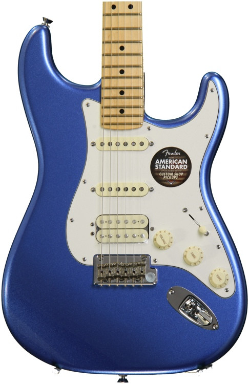 Fender American Standard Stratocaster HSS - Ocean Blue Metallic, Maple ...