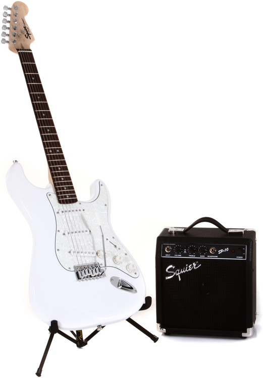 Squier SE Special Strat/SP10 Pak - Antique White | Sweetwater