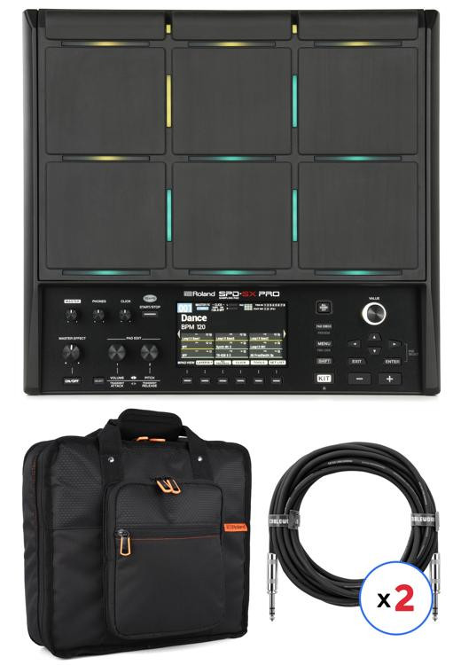 Roland SPD-SX Pro Sampling Pad Gig Bag Bundle | Sweetwater