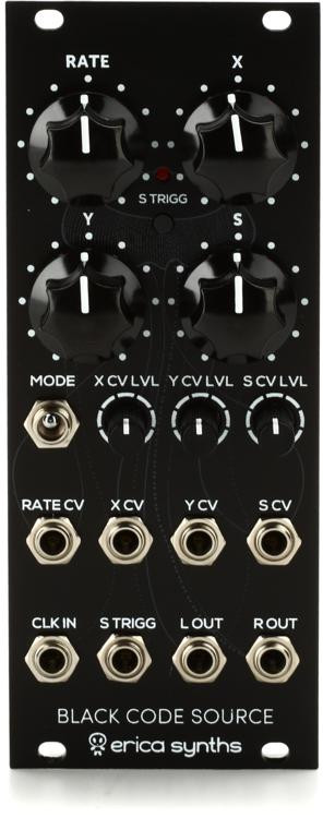 Erica Synths Black Code Source Random CV Generator Eurorack Module | Sweetwater