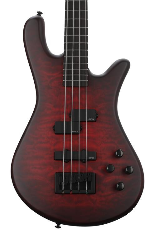 Spector NS Pulse II 4 Bass Guitar - Black Cherry | Sweetwater