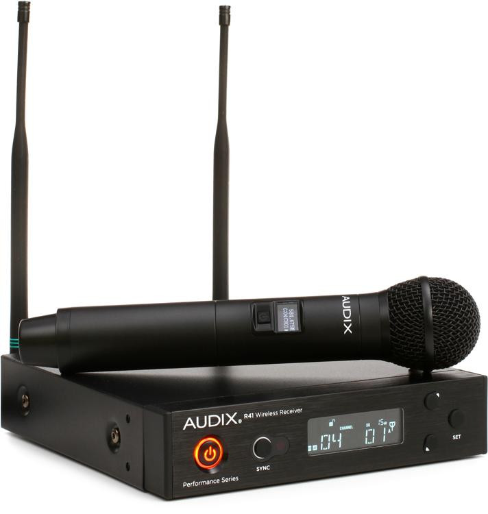 Audix AP41 OM5 Handheld Wireless Microphone System - A Band | Sweetwater