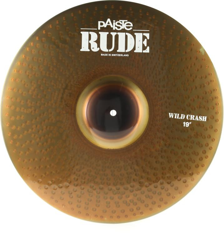 Paiste Rude Wild Crash Cymbal - 19-inch | Sweetwater