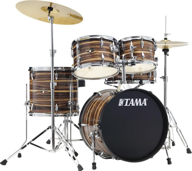 Tama Imperialstar IE58C 5-piece Complete Drum Set with Snare Drum and ...