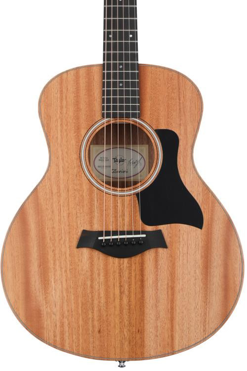 Taylor GS Mini Mahogany Acoustic Guitar - Natural with Black Pickguard ...