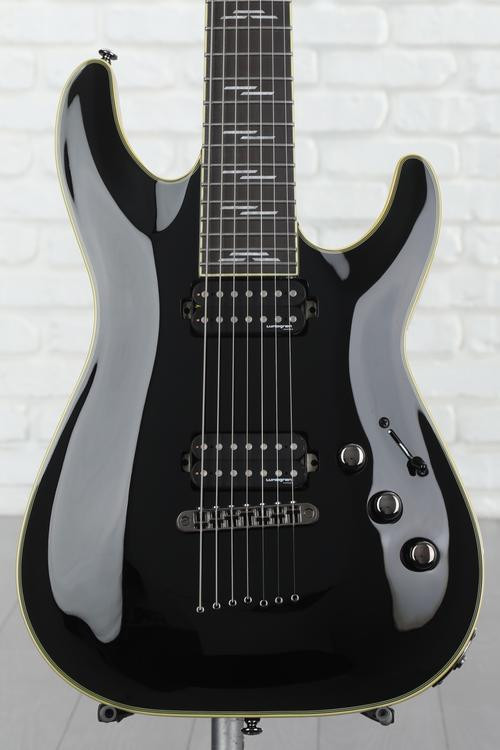 Schecter C-7 Blackjack Electric Guitar - Black Gloss | Sweetwater