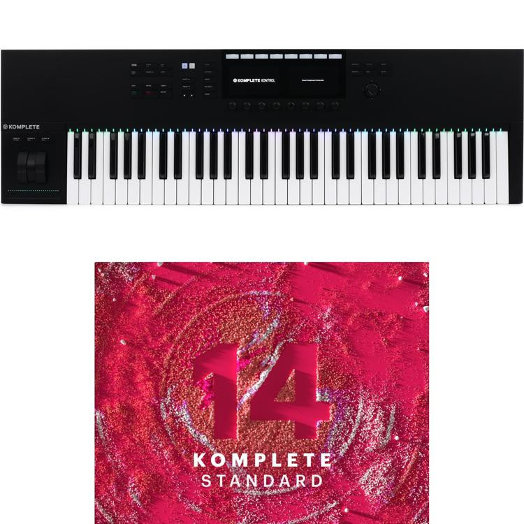 Native Instruments Komplete Kontrol S61 Smart Keyboard Controller with ...