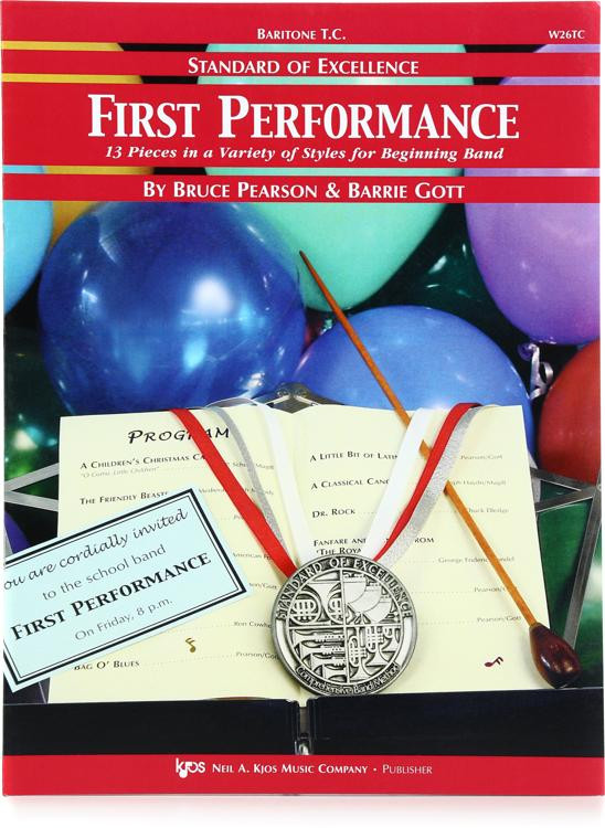 Kjos Standard of Excellence: First Performance - Baritone TC | Sweetwater