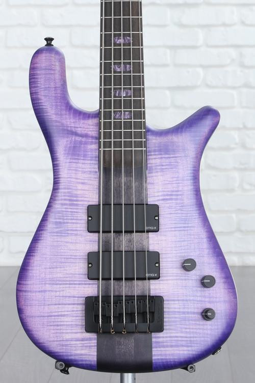 Spector USA NS-5XL Bass Guitar - Hyper Violet Matte, Sweetwater Exclusive