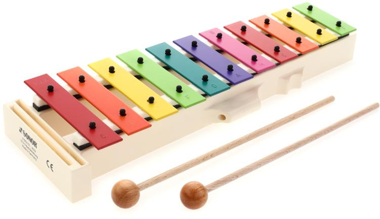 Sonor Orff BWG Boomwhacker Color-bar Soprano Glockenspiel | Sweetwater