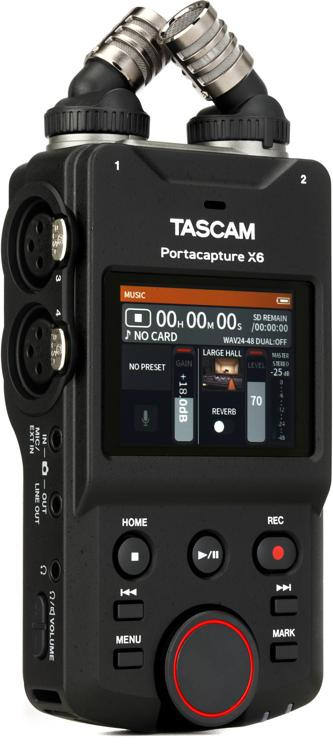 TASCAM Portacapture X6 32-bit 6-Channel Multitrack Field Recorder ...