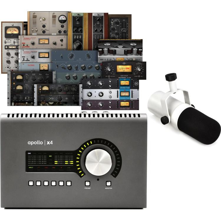 Universal Audio Apollo x4 Heritage Edition 12x18 Thunderbolt 3 Audio ...