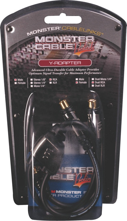 Monster 300 XLN Audio Y Adapter | Sweetwater