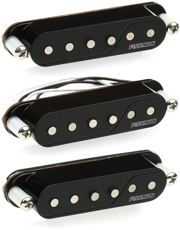 Fishman Fluence Single Coil Pickups - Black Set of 3 | Sweetwater